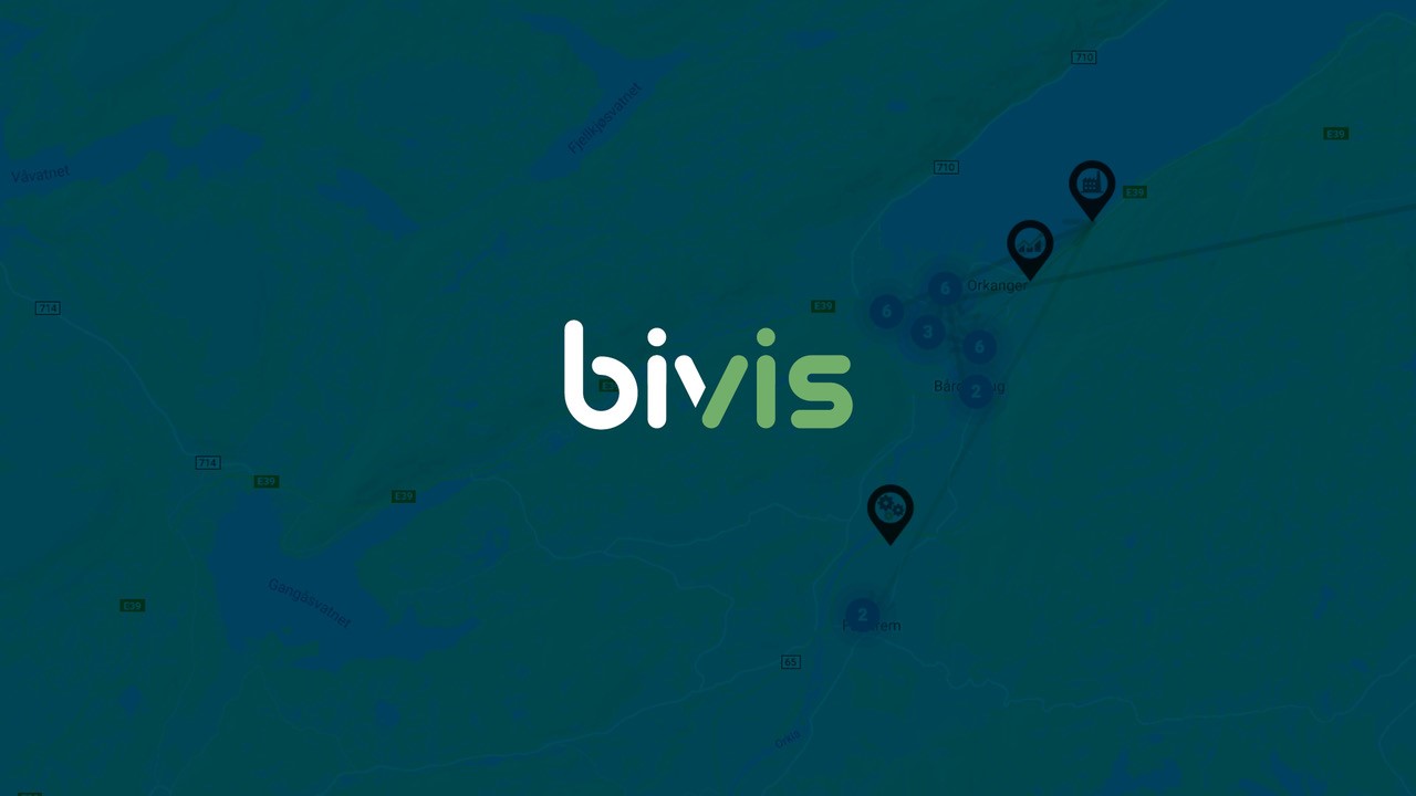 Kart » Bivis - Orkanger